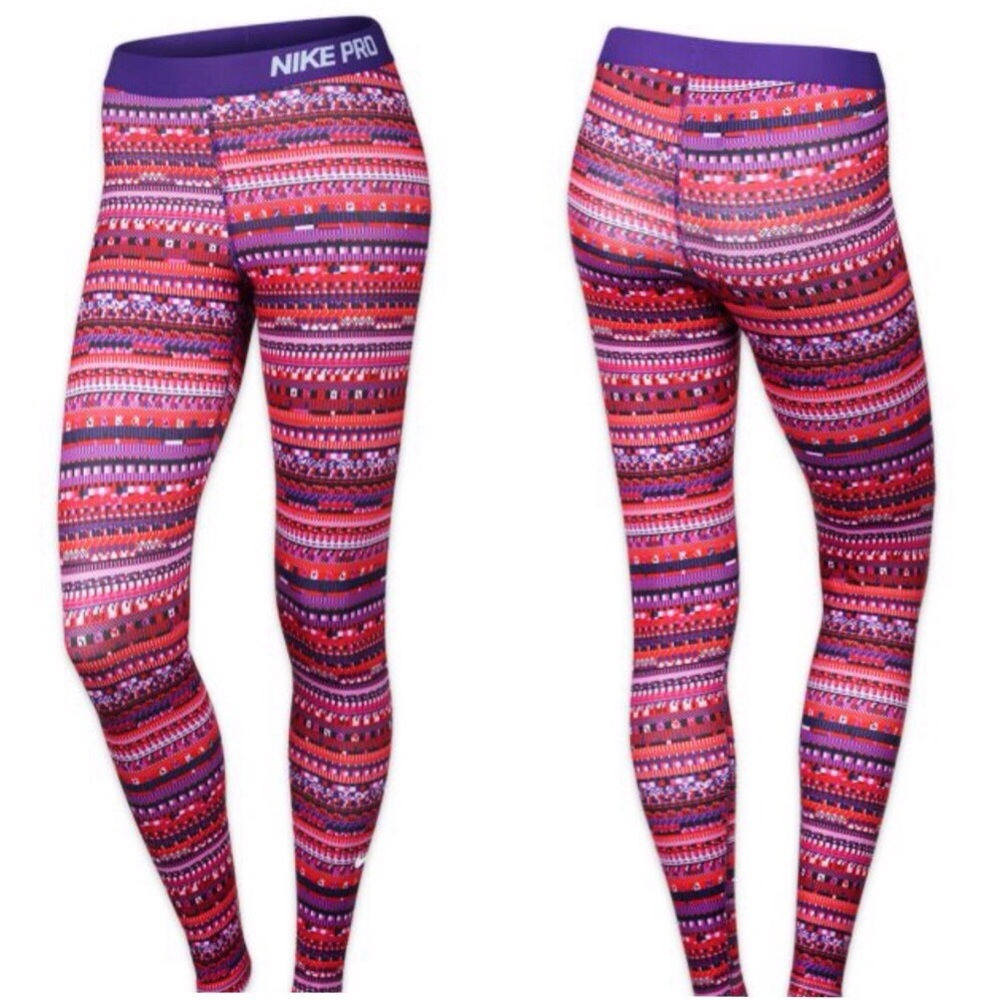 Nike Pro Hyperwarm ‘8 Bit’ Leggings - Gem